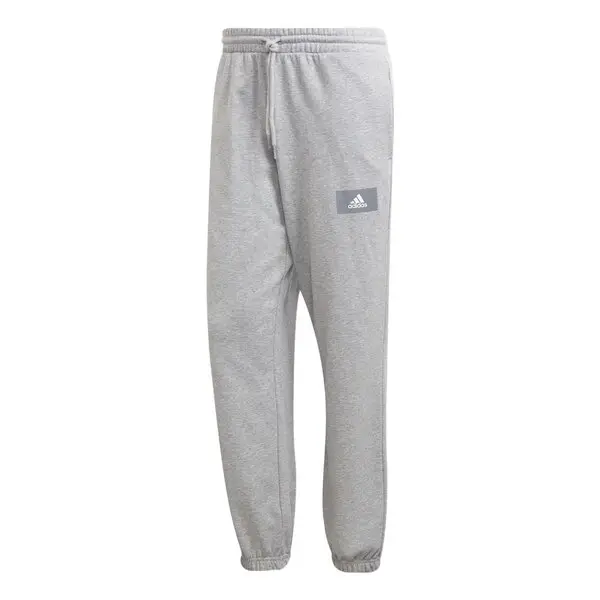 Adidas Fv Pt Solid Color Bundle Feet Casual Sports Pants/trousers/joggers Autumn Medium Hemp Grey - Multi-color