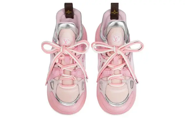 LOUIS VUITTON Archlight 1.0 Sneakers - Pink/silver/brown