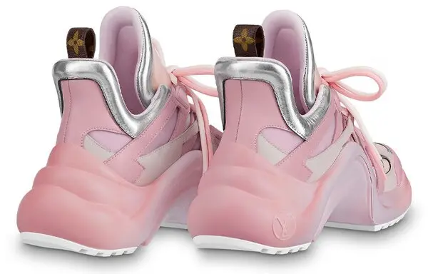 LOUIS VUITTON Archlight 1.0 Sneakers - Pink/silver/brown