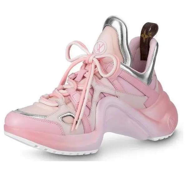 LOUIS VUITTON Archlight 1.0 Sneakers - Pink/silver/brown