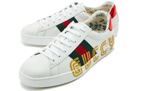 Gucci Ace Low Guccy Print Sneakers