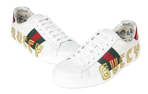 Gucci Ace Low Guccy Print Sneakers