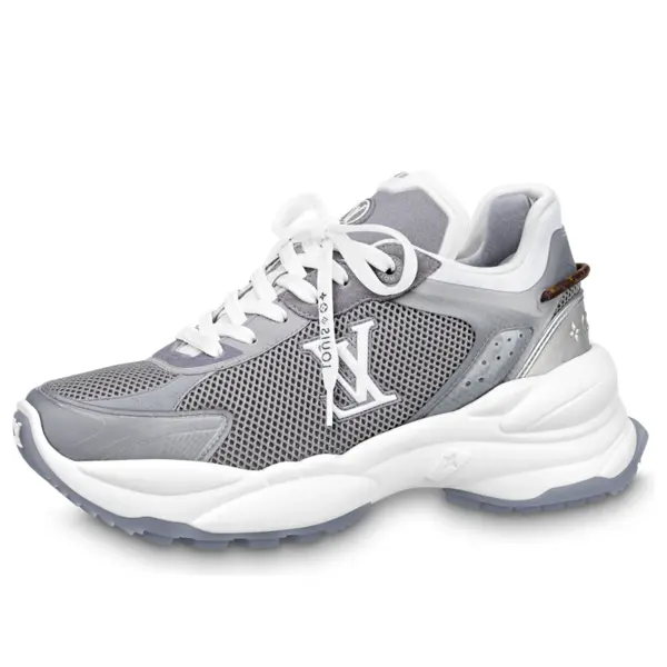 LOUIS VUITTON Run 55 Sneakers - Silver/grey/white
