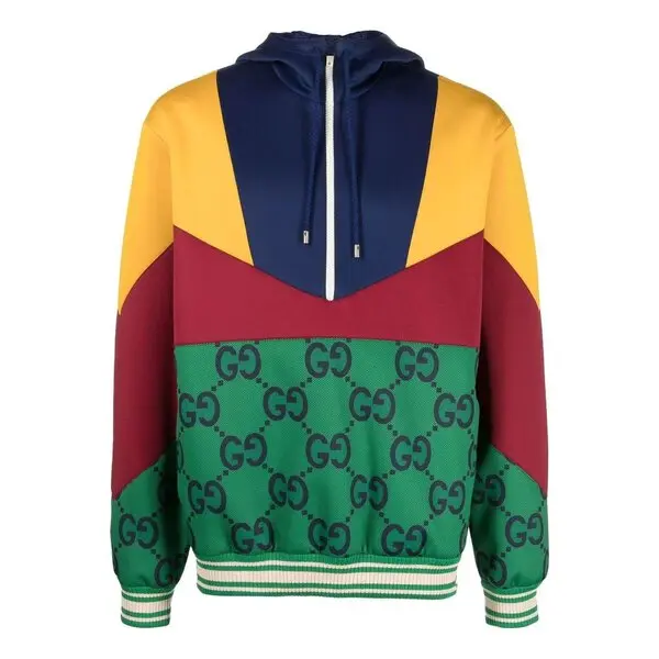 Gucci Paneled Gg Anorak