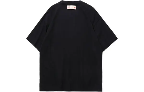 LI-NING X Crossover Word Short Sleeve Tee 'black