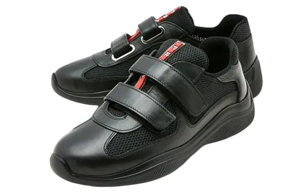 Prada Leather Sneakers 'black
