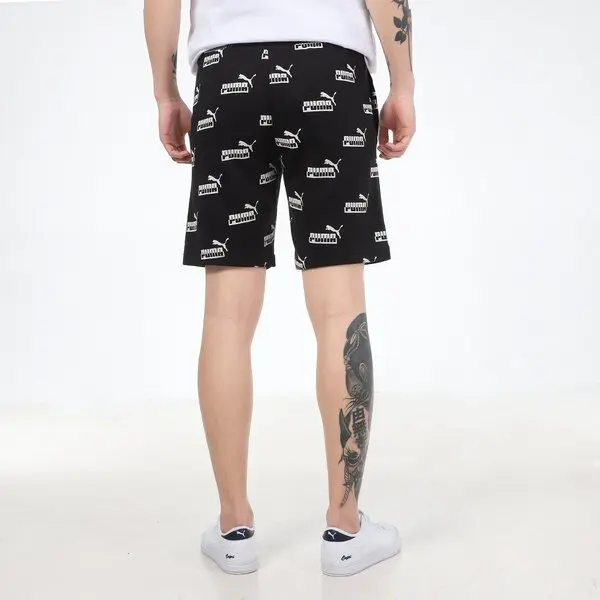 PUMA Amplified 9" Short Black White - Black/white