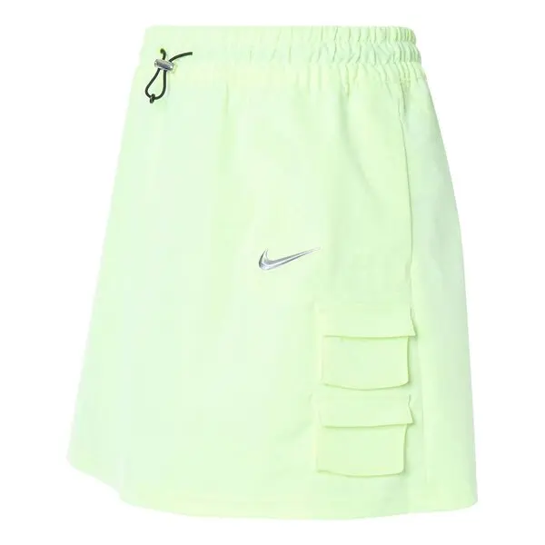 Nike Swoosh Logo Woven Casual Sports Skirt - Default Color