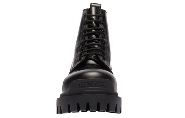 Balenciaga Small Cowhide Lace-up Combat Boots