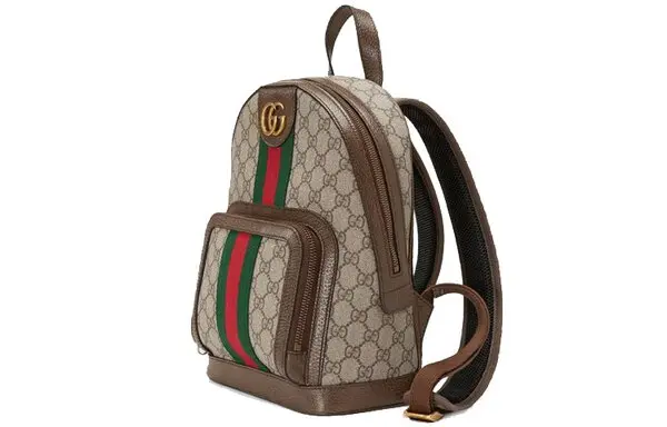 Gucci Ophidia Gg Supreme Monogram Small Backpack - Beige