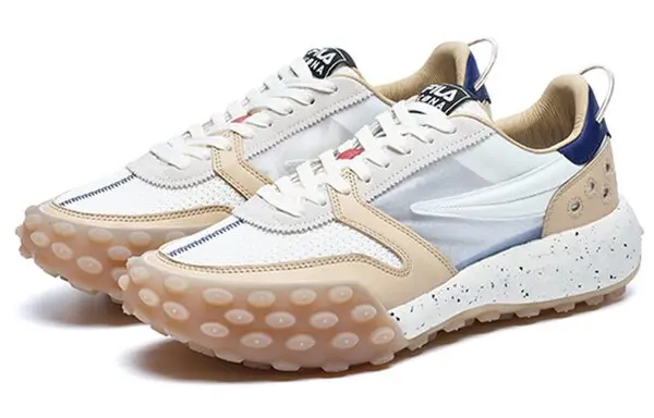 FILA Gara Chunky Lace-up Sneakers - White/beige/grey