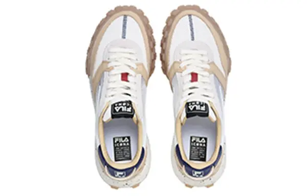FILA Gara Chunky Lace-up Sneakers - White/beige/grey