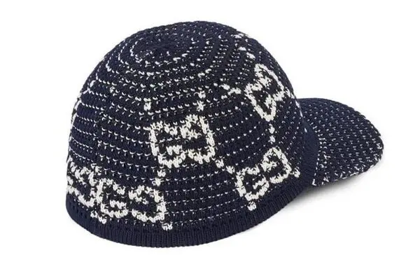 Gucci Gg Crochet Cotton Baseball Hat