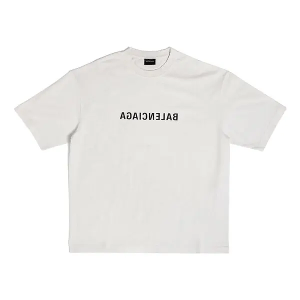 Balenciaga Medium Fit T-shirt - Beige