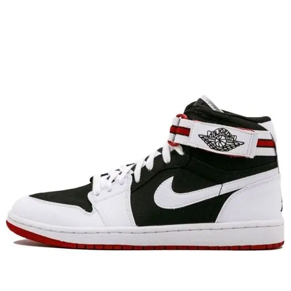 JORDAN 1 High Strap Sneakers - White/black/red