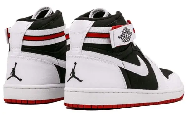 JORDAN 1 High Strap Sneakers - White/black/red