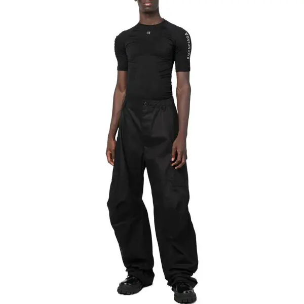 Balenciaga Sporty B Crewneck Athletic Top