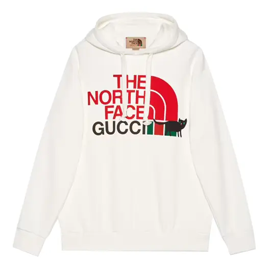 Gucci X The North Face Hooded Sweatshirt - White