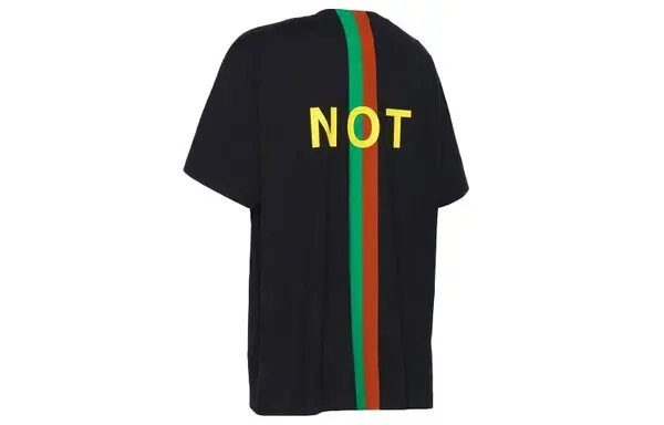 Gucci Fake/not Print Oversize T-shirt