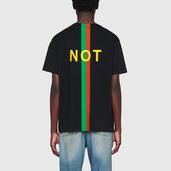 Gucci Fake/not Print Oversize T-shirt