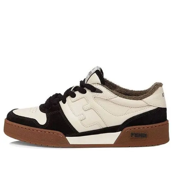 Fendi Low Top Suede Sneakers