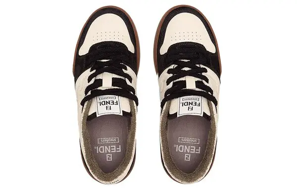 Fendi Low Top Suede Sneakers