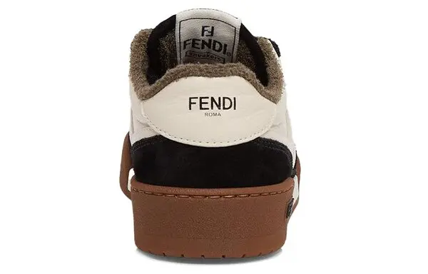 Fendi Low Top Suede Sneakers