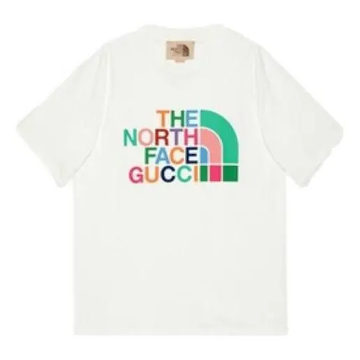 Gucci X The North Face T-shirt 'ivory - Ivory/multi-color