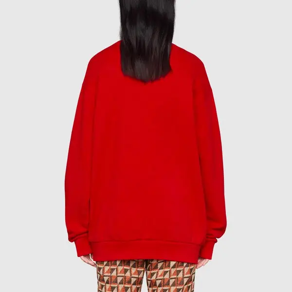 Gucci X Disney Donald Duck Printed Cotton Sweatshirt