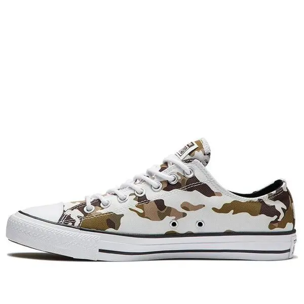 CONVERSE Chuck Taylor All Star Allover Camo Low Top Sneakers - White/grey