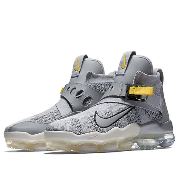 Nike Vapormax Premier Flyknit High Top Sneakers - Wolf Grey/black