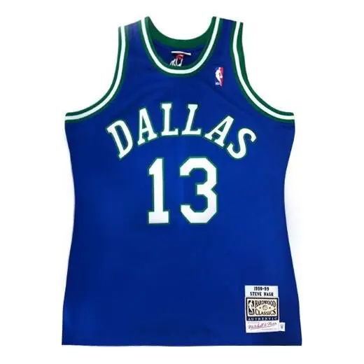 Mitchell & Ness Nba 1998-99 Dallas Mavericks Steve Nash Jersey - Blue