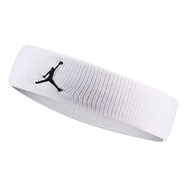 JORDAN Dri-fit Jumpman Logo Headband - White
