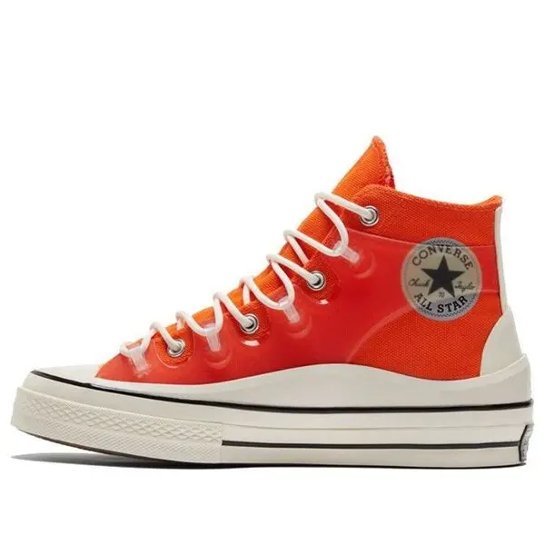 CONVERSE Chuck 70 Utility High Top Sneakers - White/orange