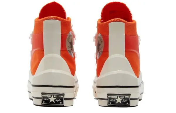 CONVERSE Chuck 70 Utility High Top Sneakers - White/orange