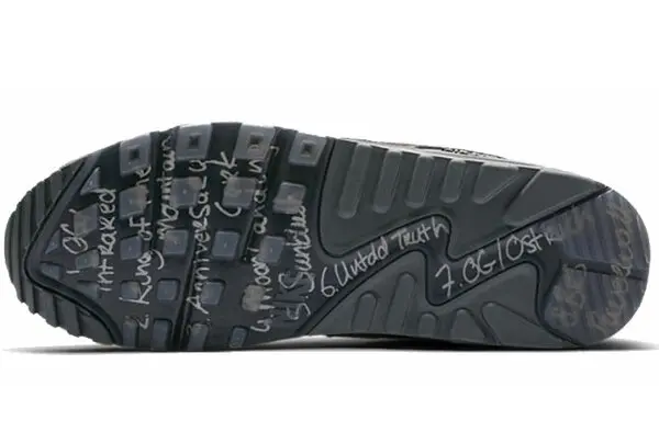Nike Max 90 Premium "mixtape Side B" Sneakers - Black