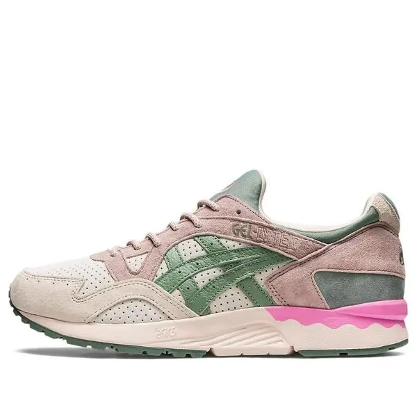 Asics Gel Lyte 5 "spring In Japan Slate" Low Top Sneakers - Gray/green