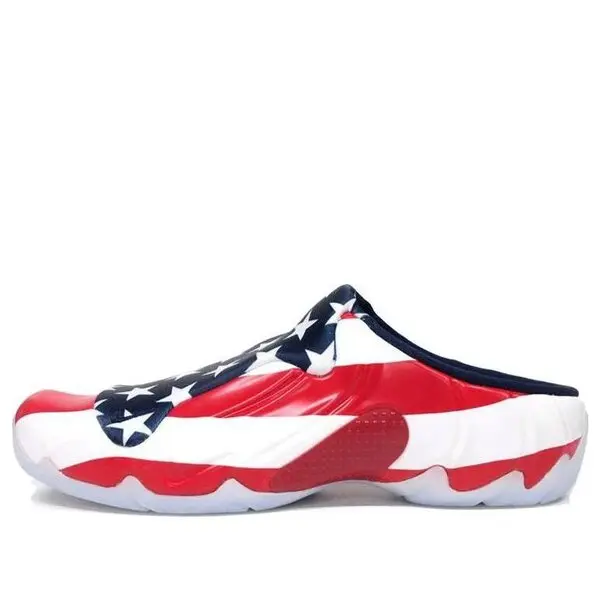 Nike Solo Slide "usa - White/university Red-midnight Navy