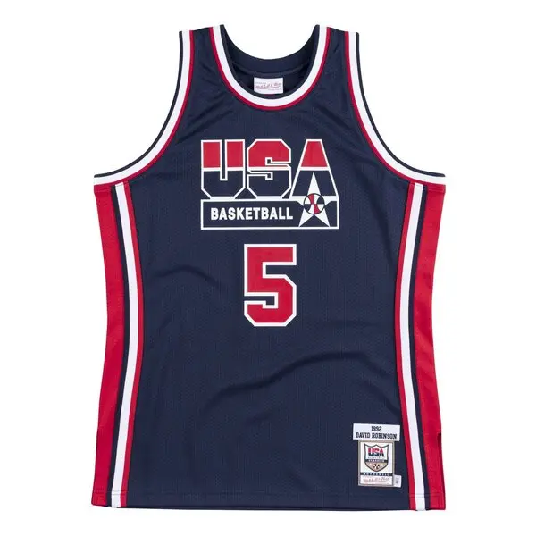 Mitchell & Ness Team Usa 1992 David Robinson Basketball Jersey - Navy