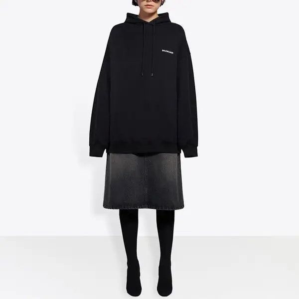 Balenciaga Fleece Sports Hoodie