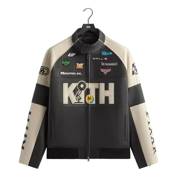 Kith X Disney Pixar Dejan Leather Jacket - Black