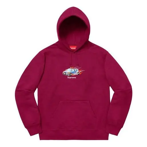 Supreme Cop Car Hooded Sweatshirt - Violet