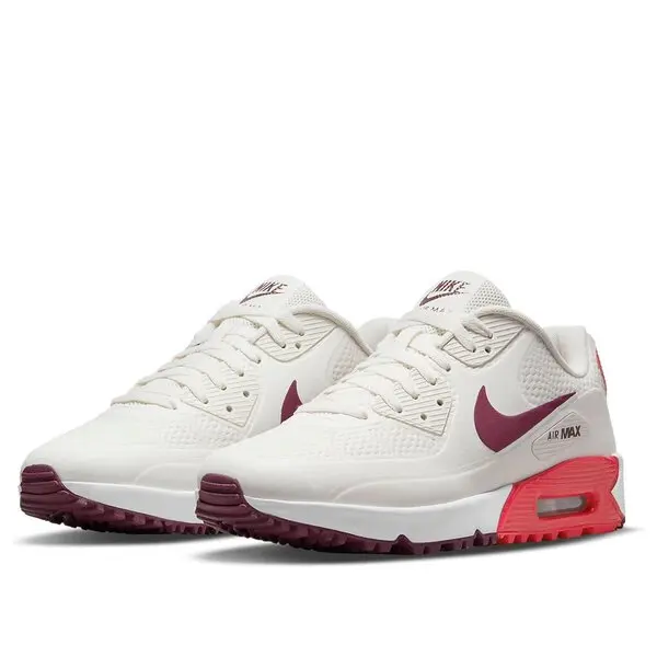 Nike Max 90 Golf Sneakers - Creamwhite/red