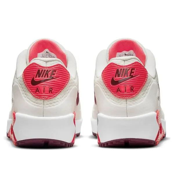 Nike Max 90 Golf Sneakers - Creamwhite/red