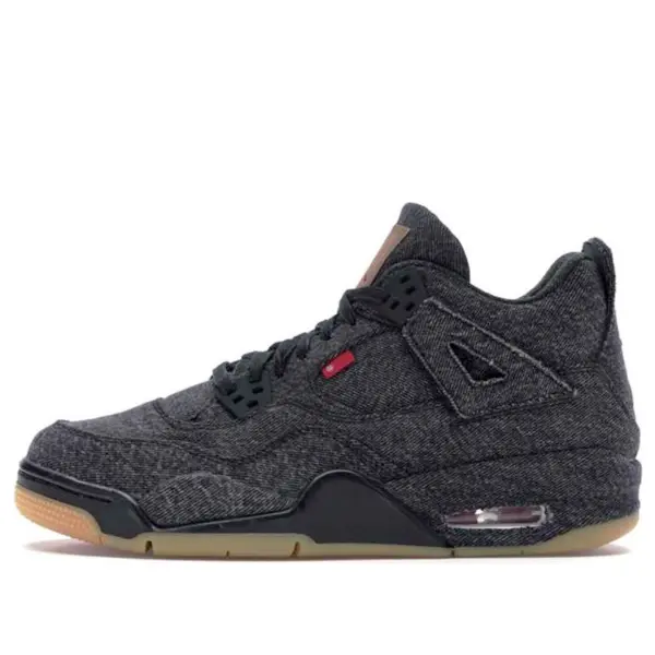 JORDAN 4 X Levi's "black - Black/grey