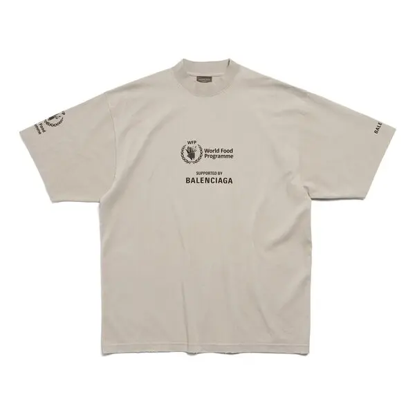 Balenciaga Wfp T-shirt 'grey Black