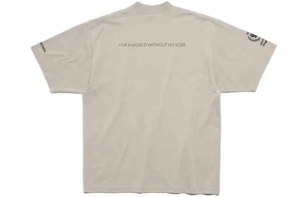 Balenciaga Wfp T-shirt 'grey Black