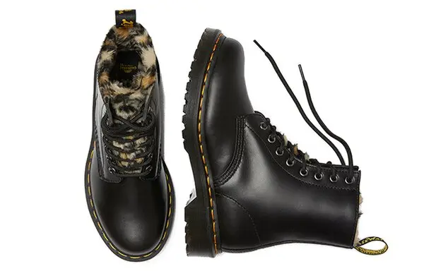Dr. Martens 1460 Serena Leopard Ankle Boots