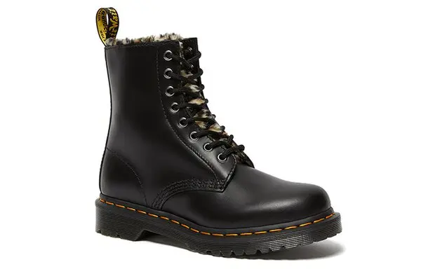 Dr. Martens 1460 Serena Leopard Ankle Boots