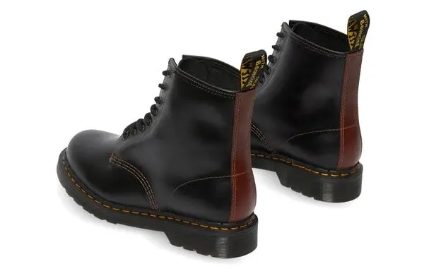 Dr. Martens Abruzzo Combat Boots - Black/brown
